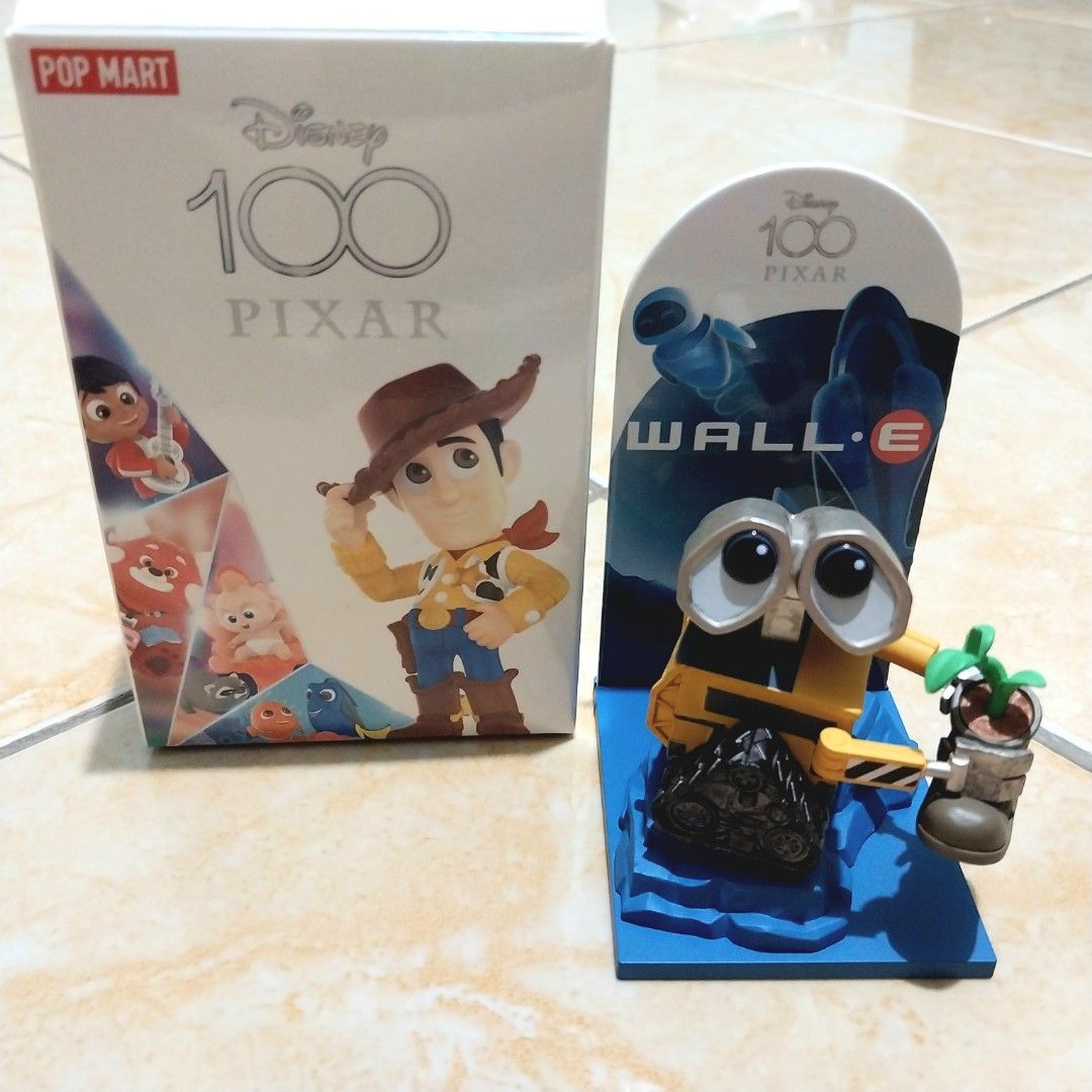 POPMART Disney Pixar 100 Wall-E Official Figure Pop Mart Asli, Toys ...