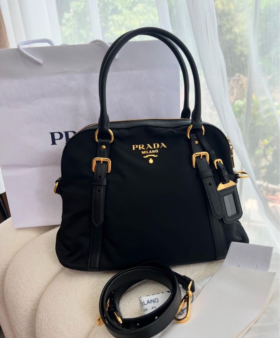 Prada Dome, Women's Fashion, Bags & Wallets, Cross-body Bags on Carousell