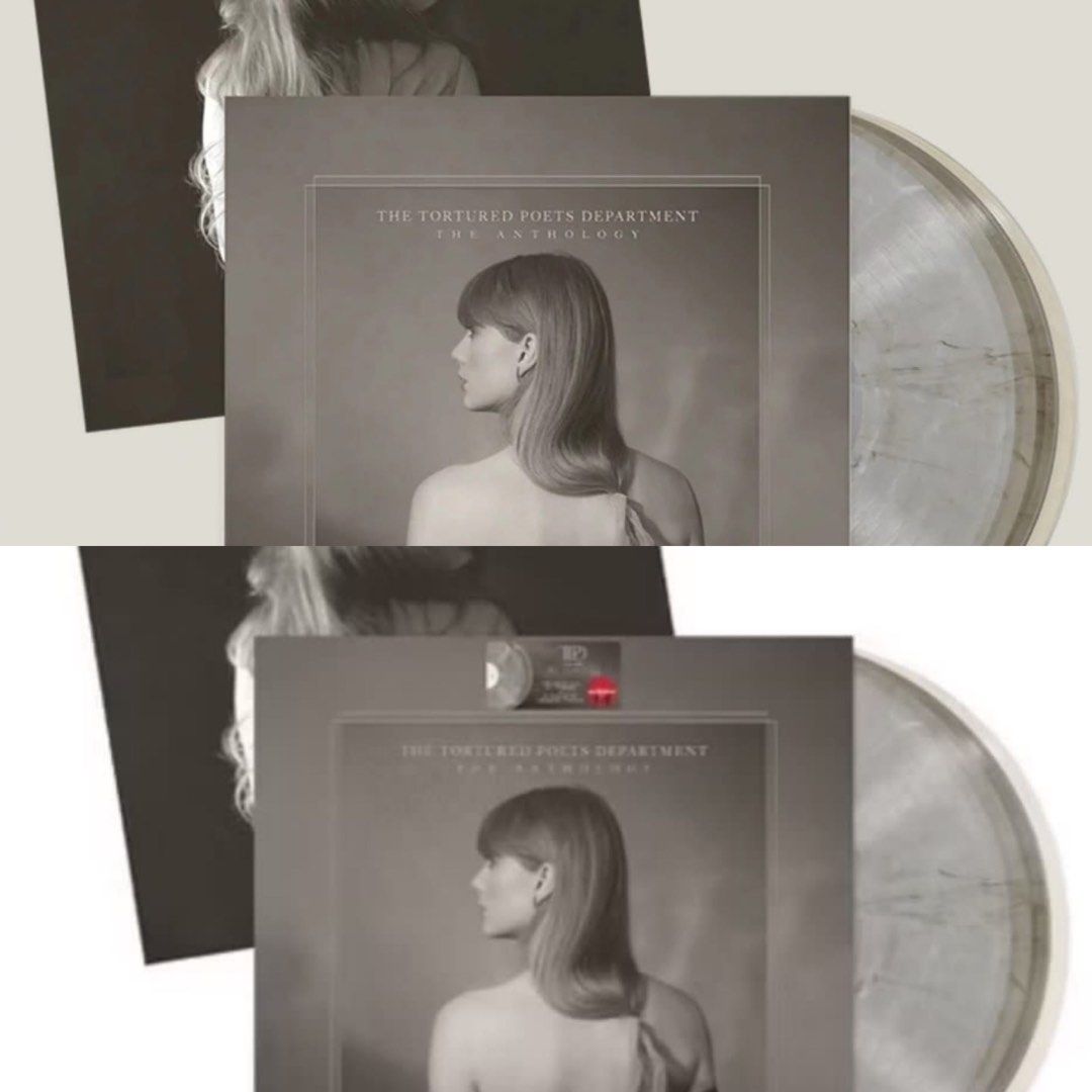 Ready stock Taylor Swift TTPD The Tortured Poets Department: The Anthology 4LP vinyl , Hobbies ...
