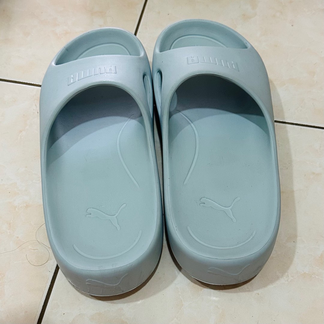 Puma Platform Slides, Women's Fashion, Footwear, Flipflops and Slides ...