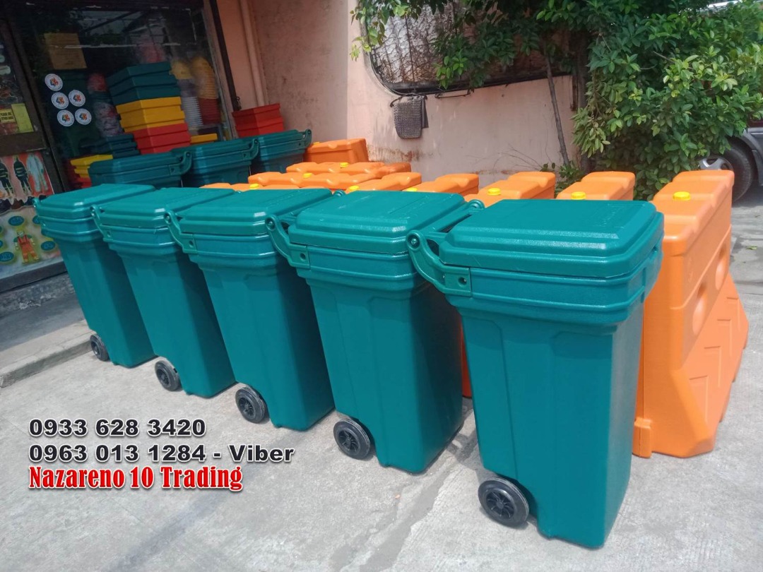 Roller king Trash bin With Wheels, Furniture & Home Living, Cleaning ...