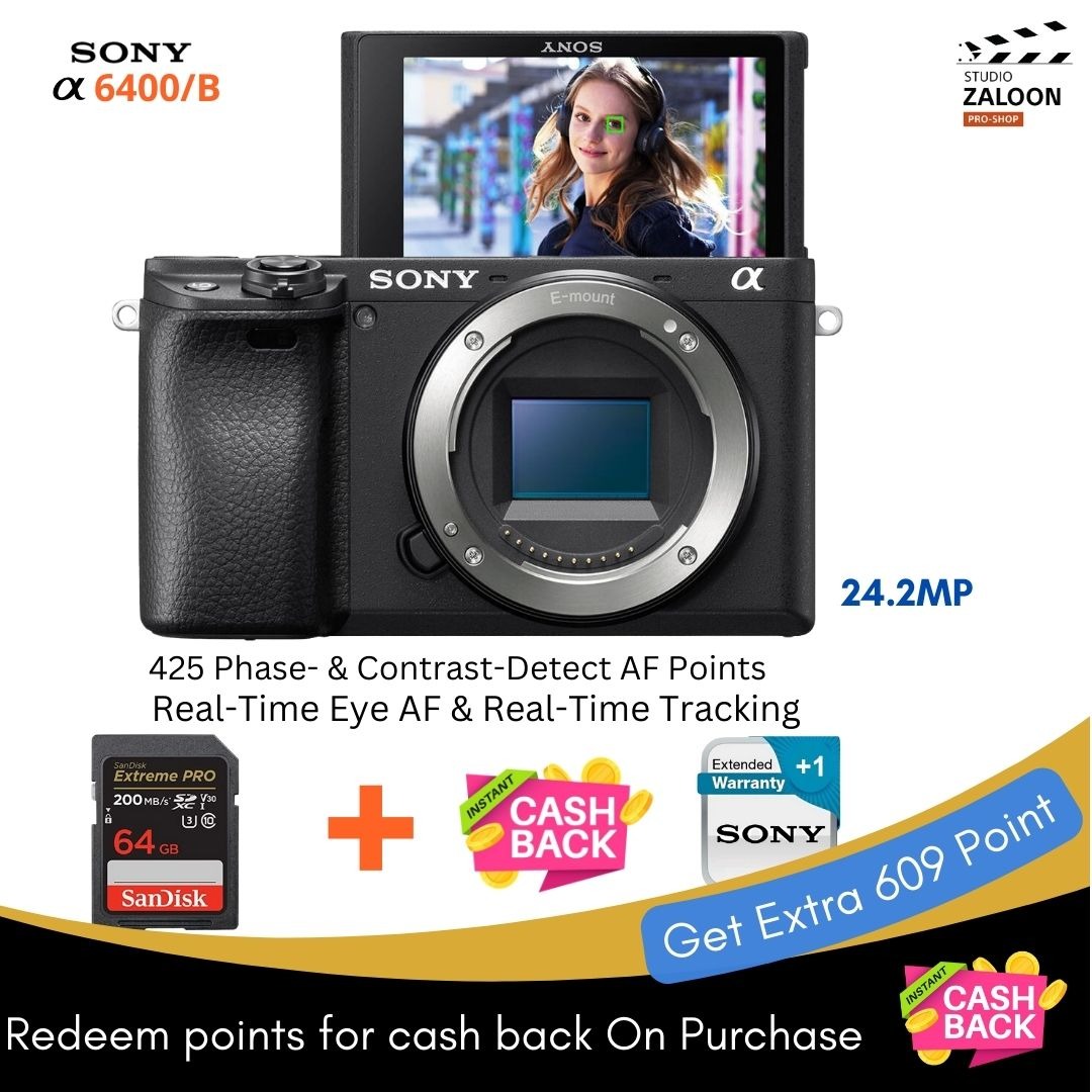 Sony a6400 Mirrorless Camera ( DIGITAL 6400B APS-C /ILCE6400 /ILCE-6400 ...