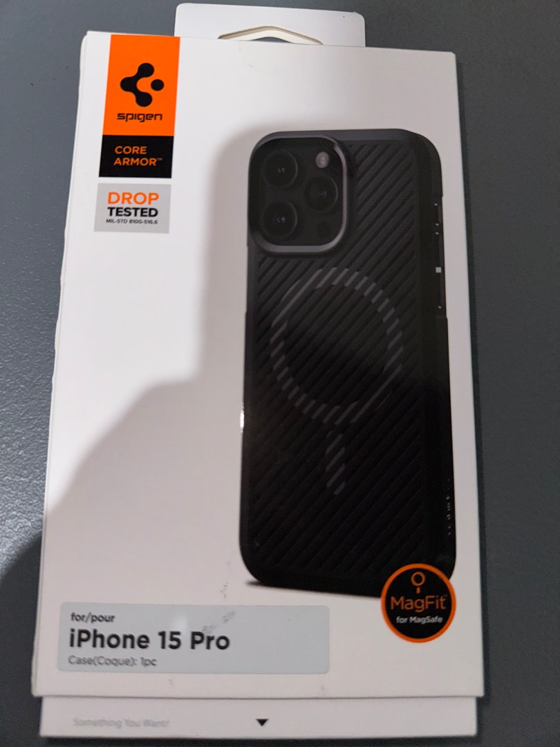 Spigen Core Armor case Iphone 15 pro, Mobile Phones & Gadgets, Mobile ...