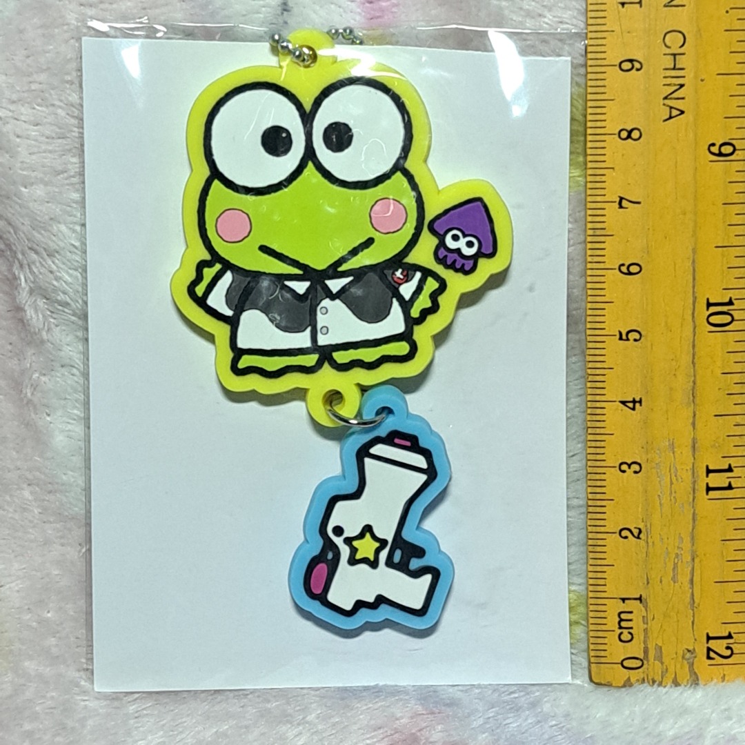 Splatoon 2 x Sanrio Characters Rubber Keychain Mascot - Kerropi ...
