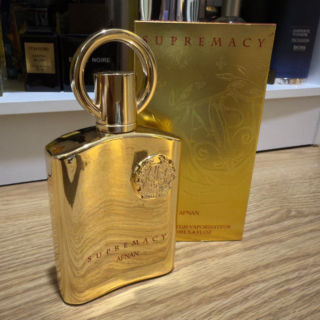 Supremacy Gold by Afnan EDP 100ml (Used like new), Beauty & Personal ...