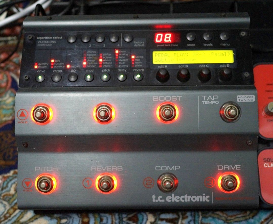 TC Electronic Nova System guitar multi effects pedal + free Nektar ...