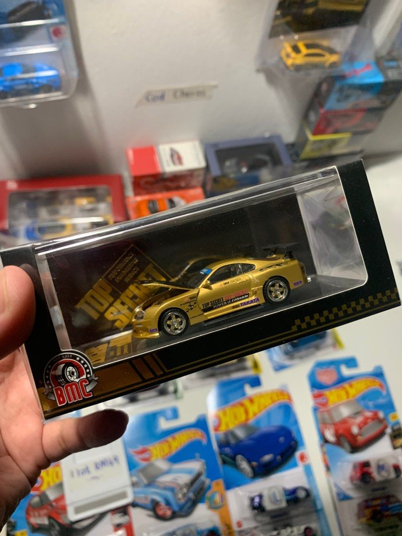 Top Secret Toyota Supra Gold Mk4 Smokey Nagata BMC HK Toy Car Salon ...