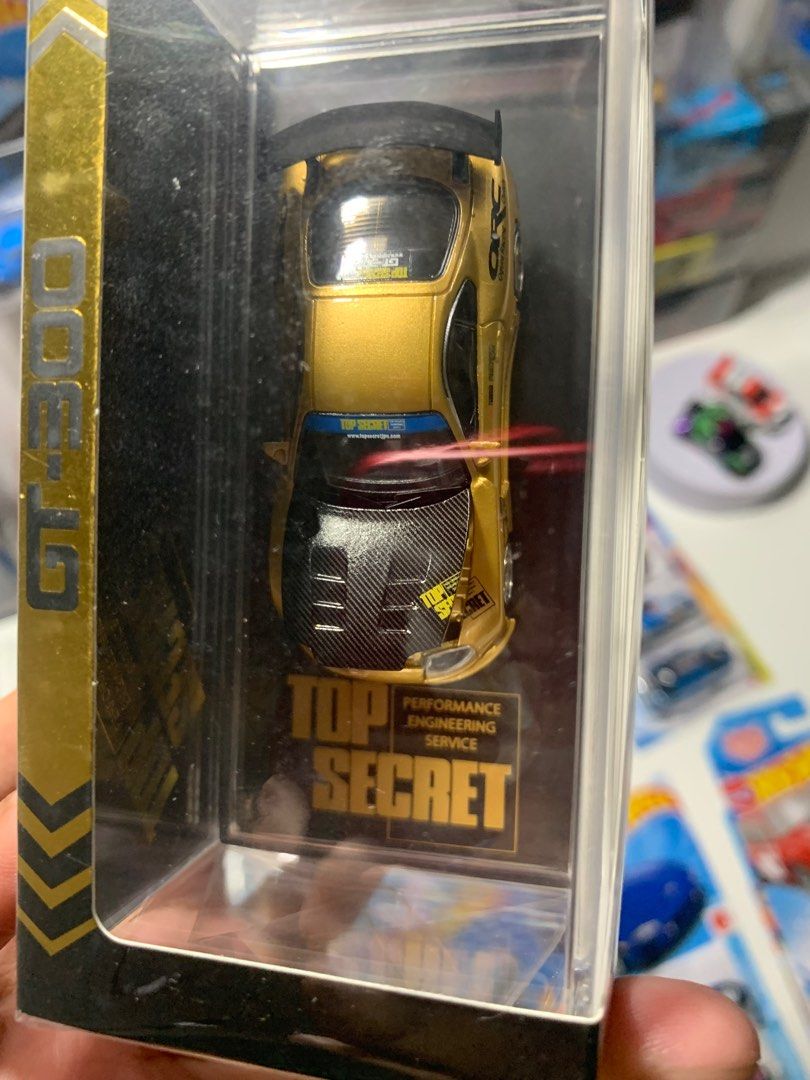 Top Secret Toyota Supra Gold Mk4 Smokey Nagata BMC HK Toy Car Salon ...