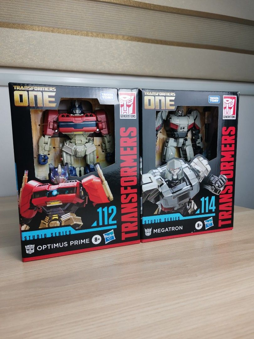 Transformers Studio Series One Ss112 Optimus Prime & Ss114 Megatron ...