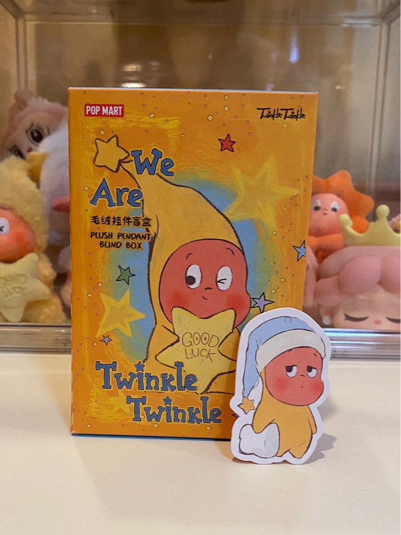 Twinkle Twinkle Little Yawn Plush Pendant Sealed Foil Blind Box Popmart ...
