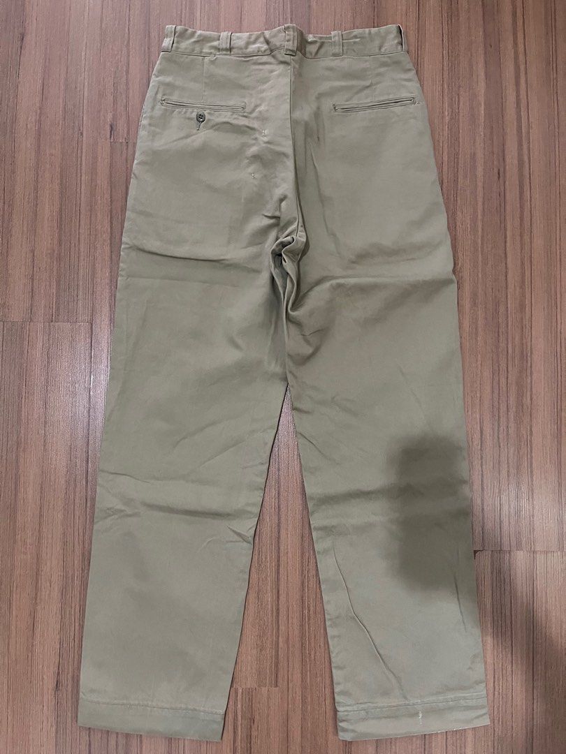 VINTAGE 70s US ARMY KHAKIS, Men's Fashion, Bottoms, Trousers on Carousell
