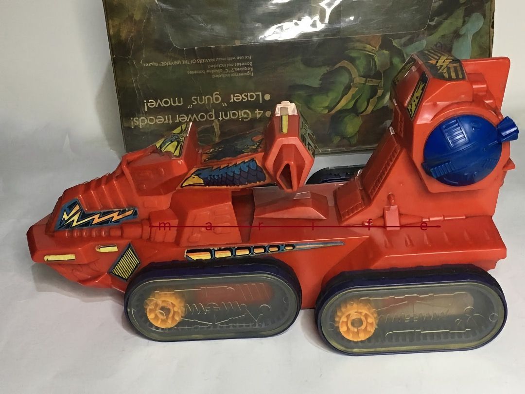 Vintage attak trak battle machine of He-man vs Skeletor MOTU master of ...