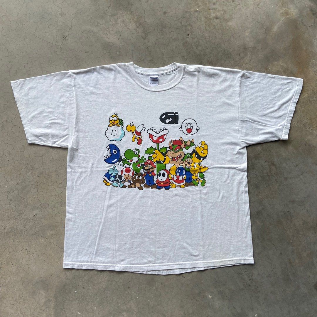 VINTAGE Y2K SUPER MARIO, Men's Fashion, Tops & Sets, Tshirts & Polo ...