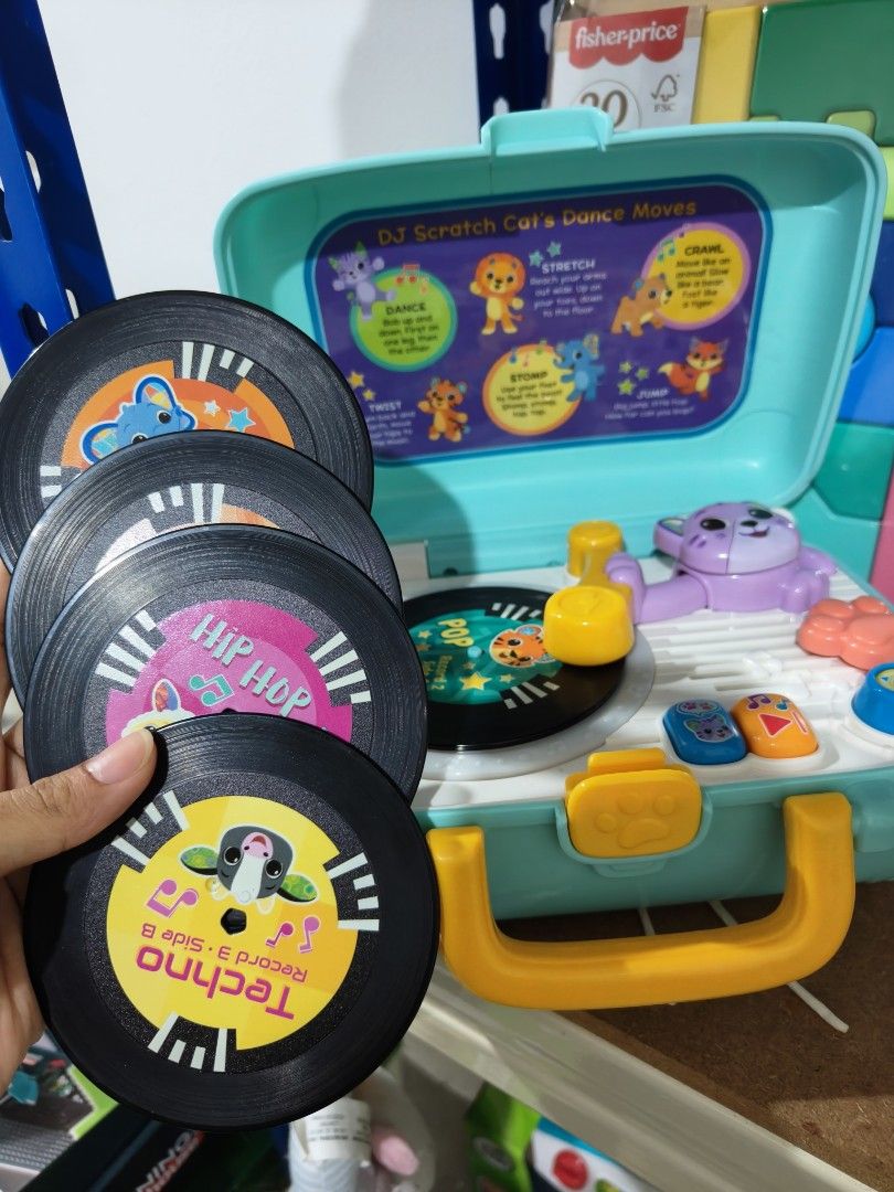 VTECH DJ SCRATCH CAT, Hobbies & Toys, Toys & Games on Carousell