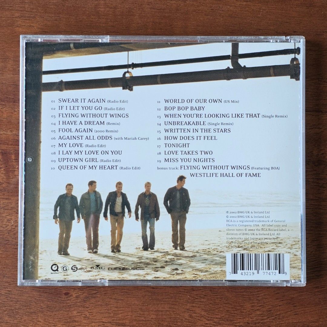 Westlife Unbreakable Original CD, Hobbies & Toys, Music & Media, CDs ...