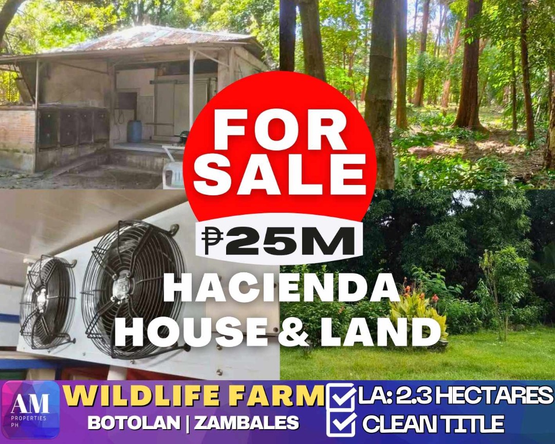 Wildlife Farm Botolan, Zambales Hacienda House & Land 2.3 Hectraes ...