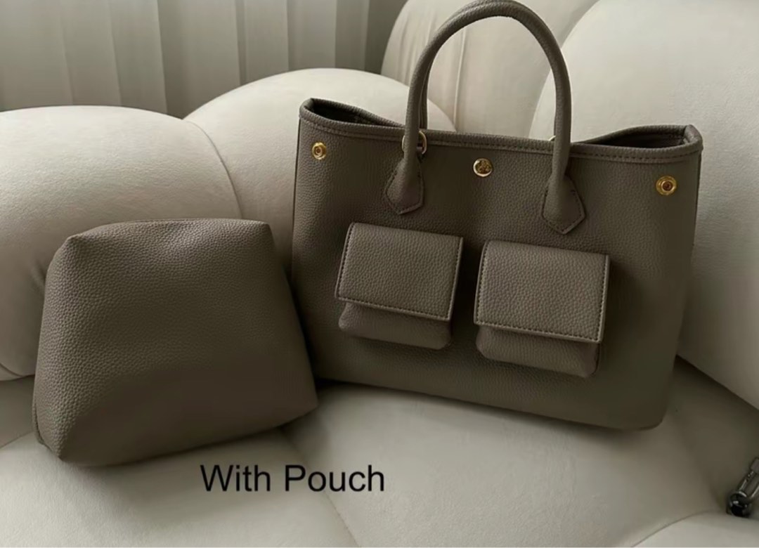 XLabel PU Leather Work Bag, Women's Fashion, Bags & Wallets, Tote Bags ...