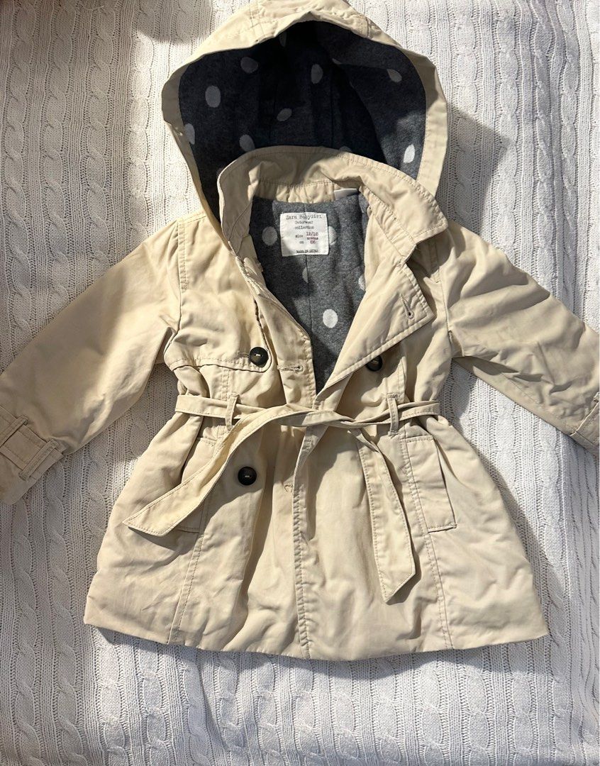 Zara baby trench coat, Babies & Kids, Babies & Kids Fashion on Carousell