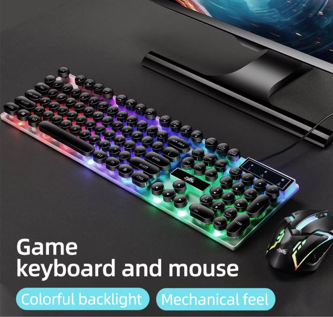ZEUS PUNK BACKLIT KEYBOARD AND MOUSE, Computers & Tech, Parts ...