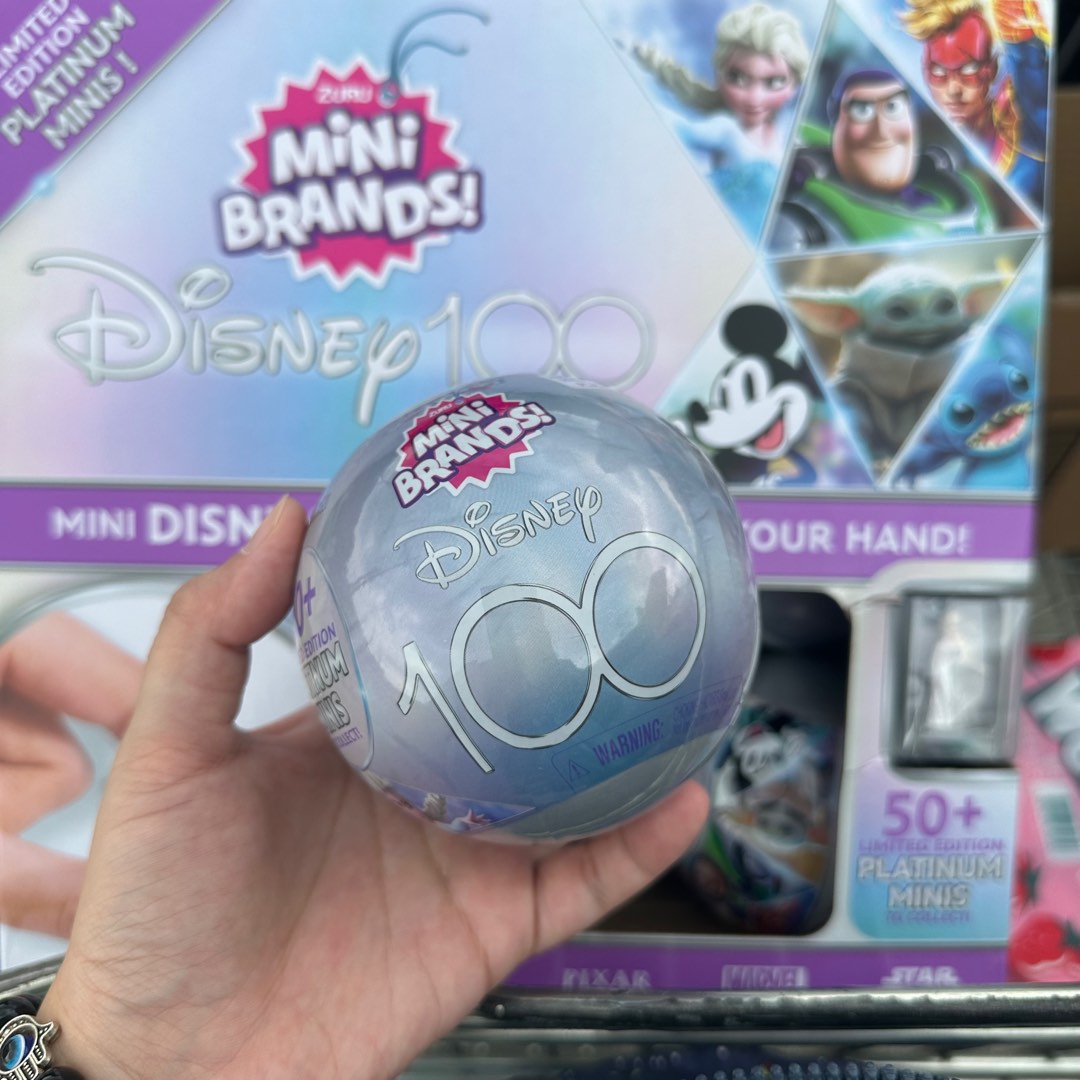 Zuru Mini Brands Disney 100 Platinum Minis Collection - Capsule Toy ...