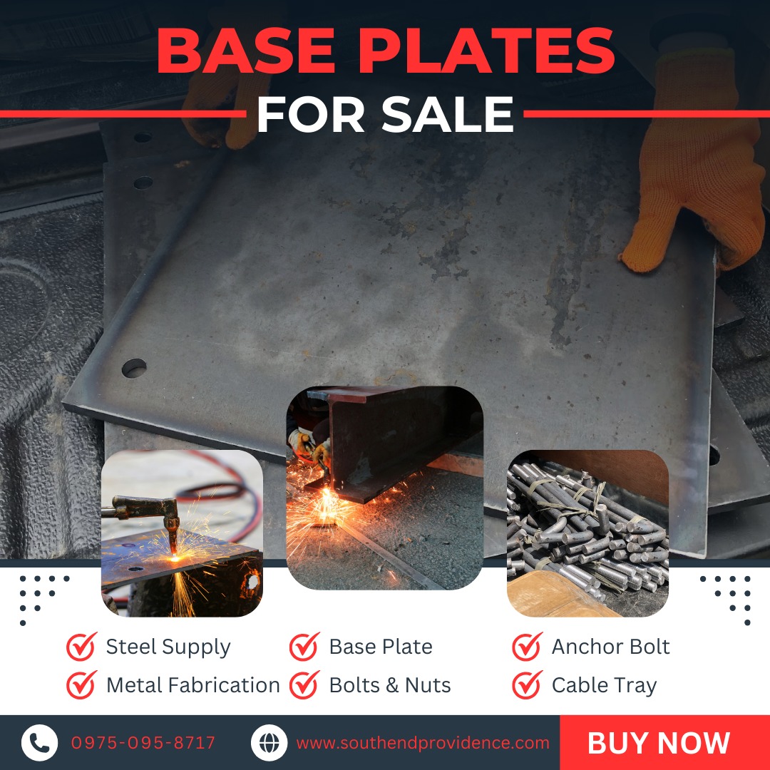 1000 x 400mm x 19mm thick Base Plate | Concrete Post Base Plate ...