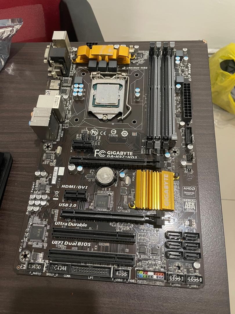 1 Set: Motherboard + CPU + RAM, Computers & Tech, Parts & Accessories ...