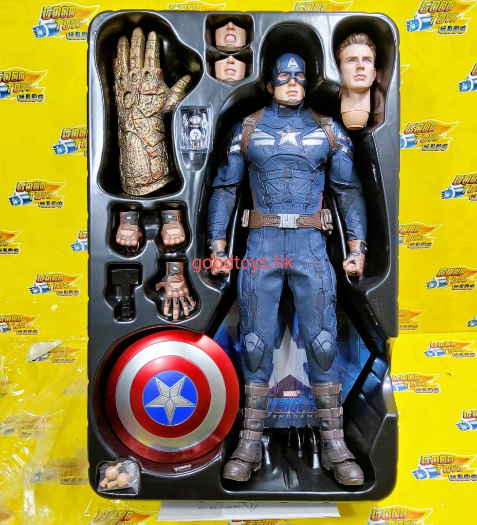 中古已開封 HOTTOYS MMS607 AVENGERS ENDGAME CAPTAIN AMERICA STEALTH SUIT 復仇者 ...