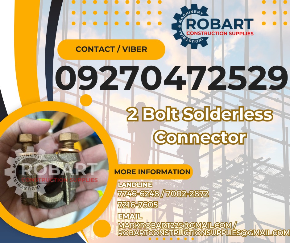 2 Bolt Solderless Connector, Commercial & Industrial, Construction ...