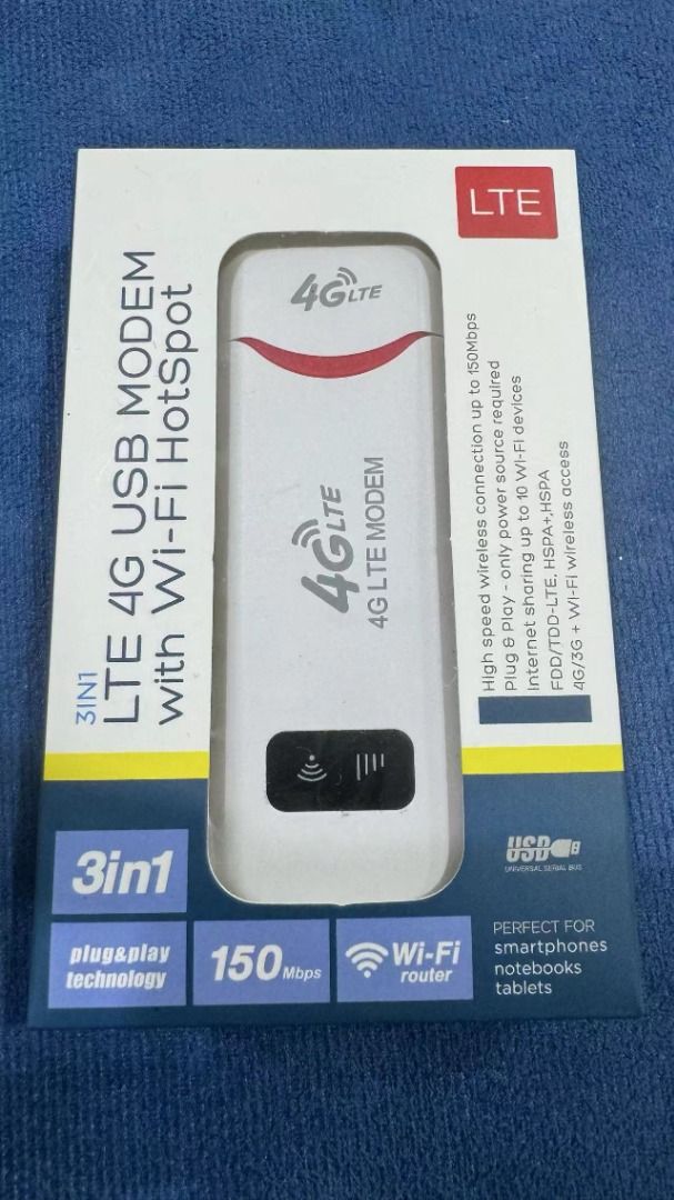 3G/4G LTE Wireless USB Wifi Mobile Broadband Modem Stick SIM Card ...