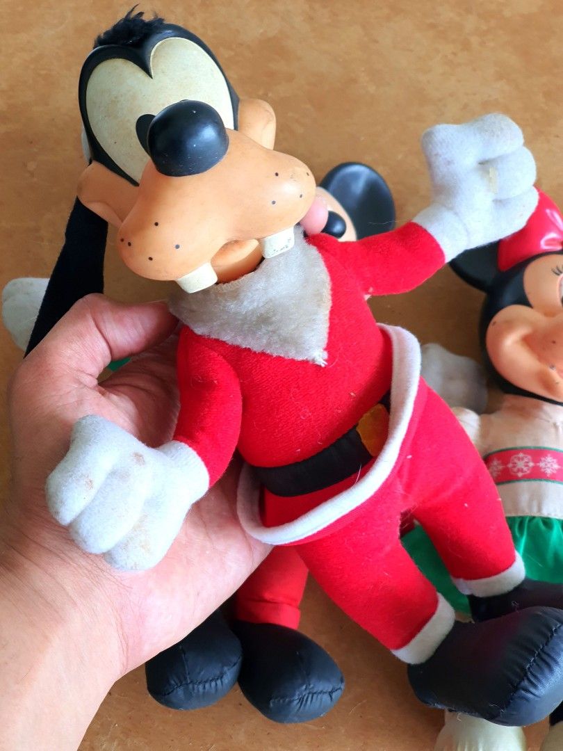 3x Disney mickey minnie mouse goofy McDonalds plushed stuff plush soft ...