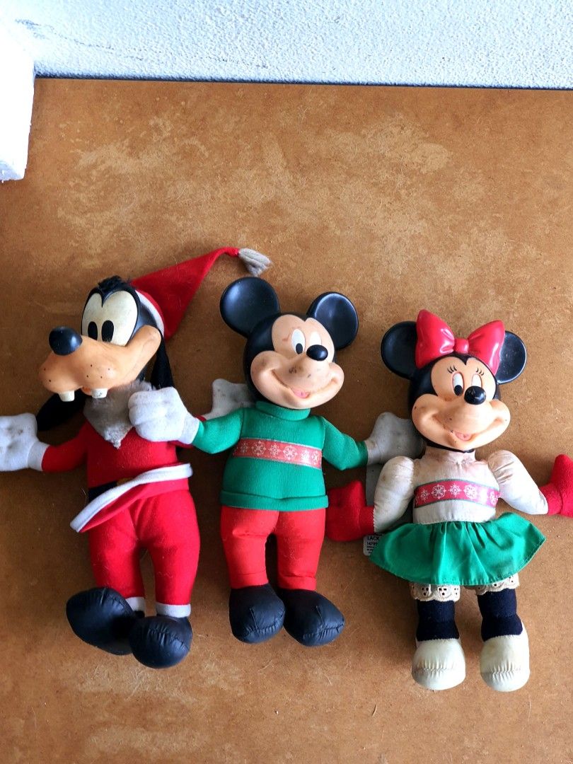 3x Disney mickey minnei goofy McDonalds plushed stuff plush soft toy ...