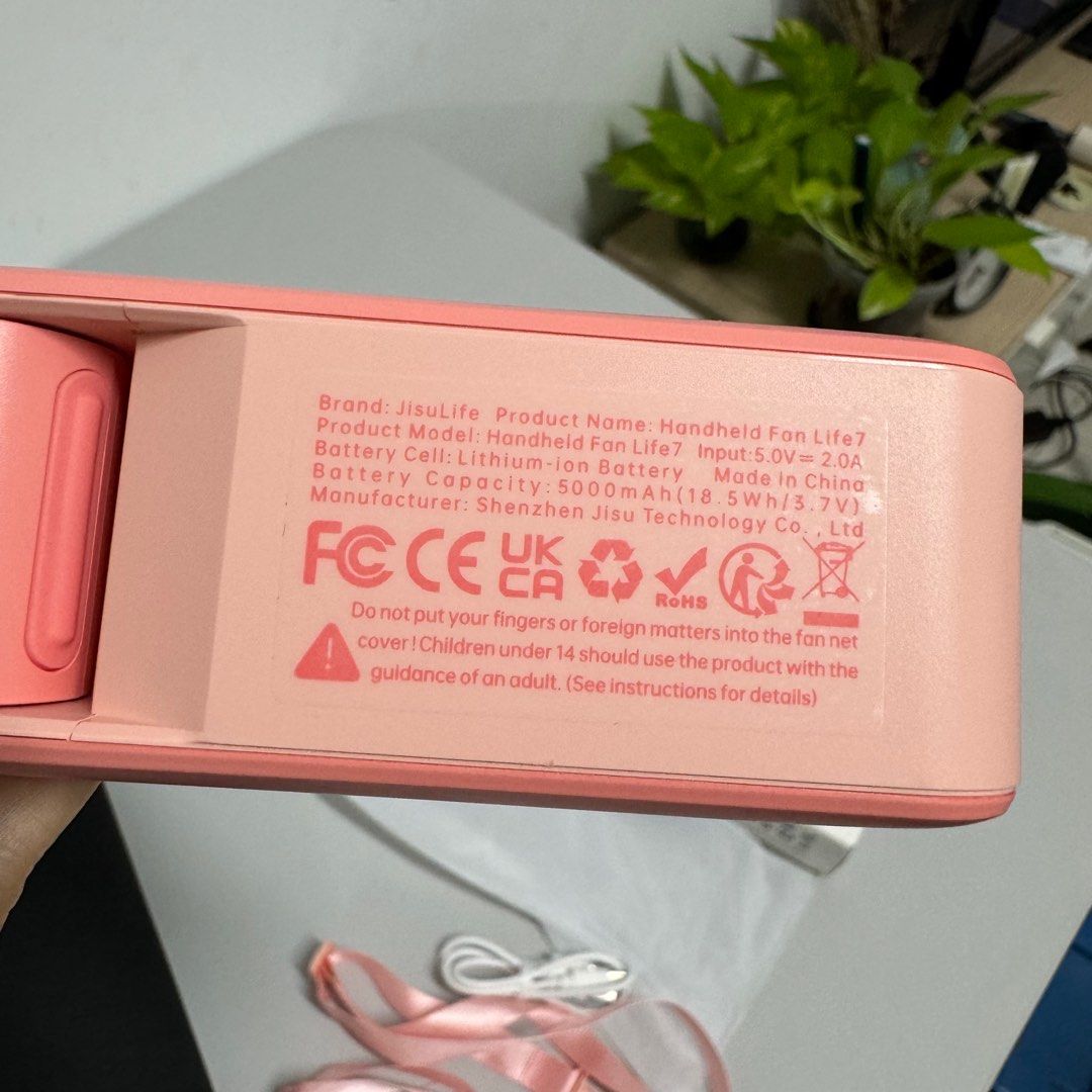 5000 mah jisulife life7 foldable hanging fan kipas tangan, Furniture ...