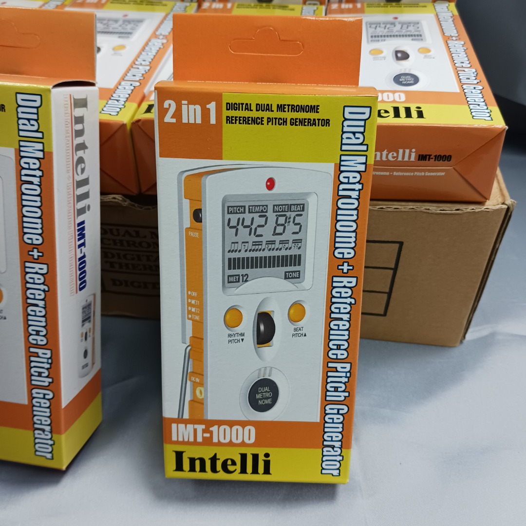 全新 韓製 Dual Metronome + Reference Pitch Generator , Brand: Intelli , Model: IMT-1000 電子拍子機 ~ Made ...