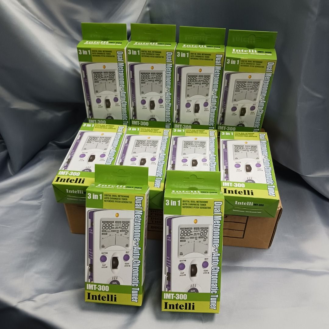 全新 韓製 Dual Metronome Tuner, Brand: Intelli , Model: IMT-300 電子調音器連拍子機 ...