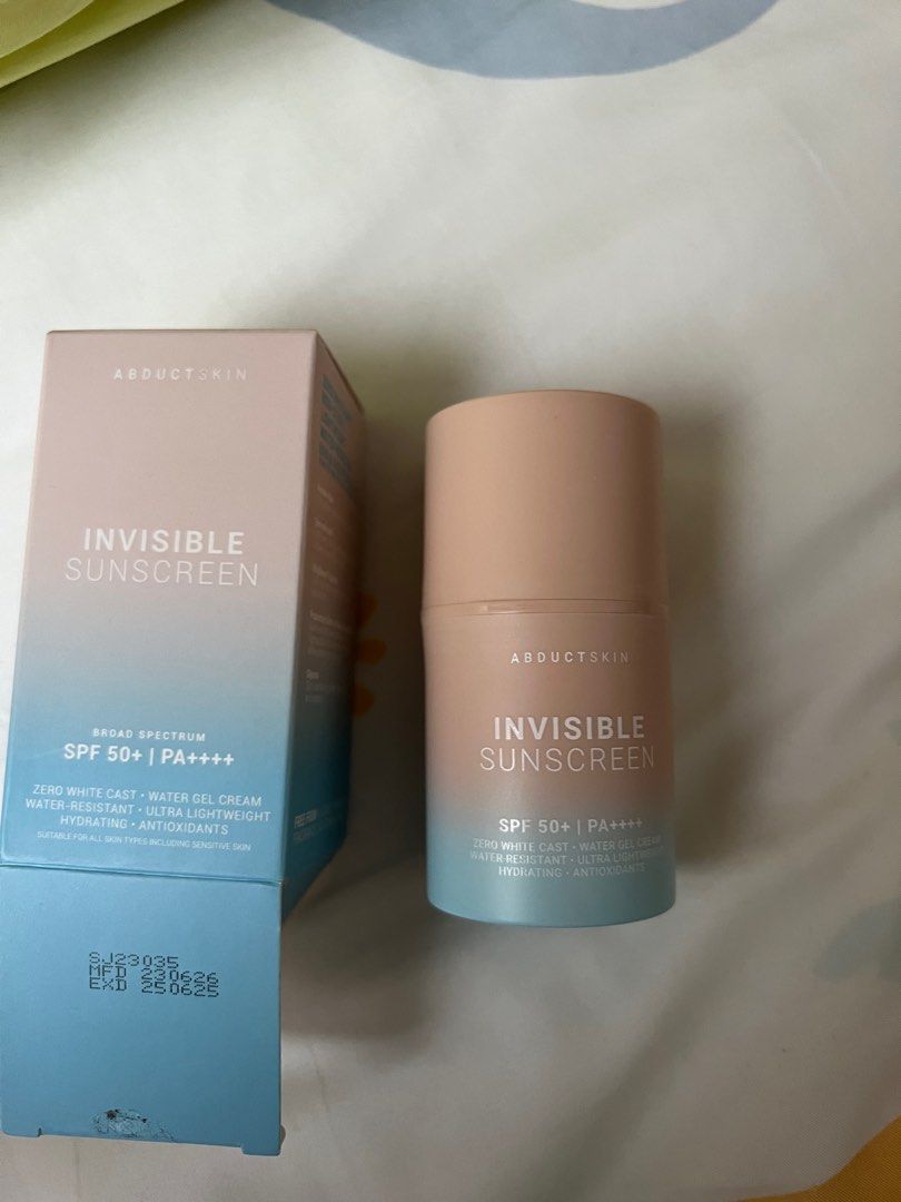 Abduct cosmetics invisible sunscreen, Beauty & Personal Care, Face ...