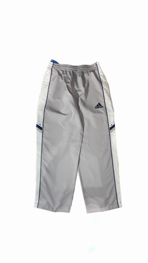 Adidas White Track Pants, Men's Fashion, Activewear on Carousell