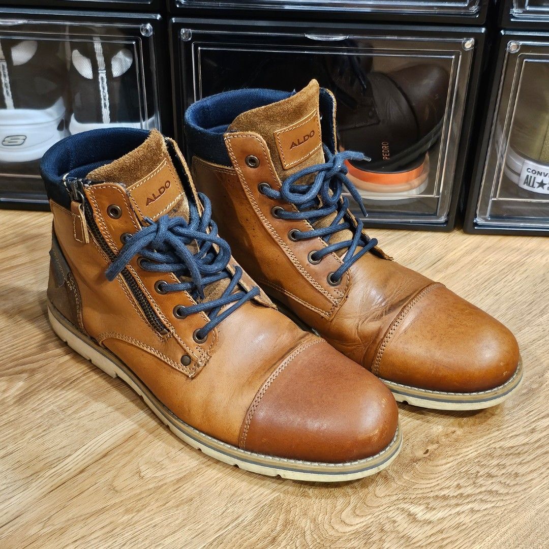 ALDO Brown Boots, Men's Fashion, Footwear, Boots on Carousell