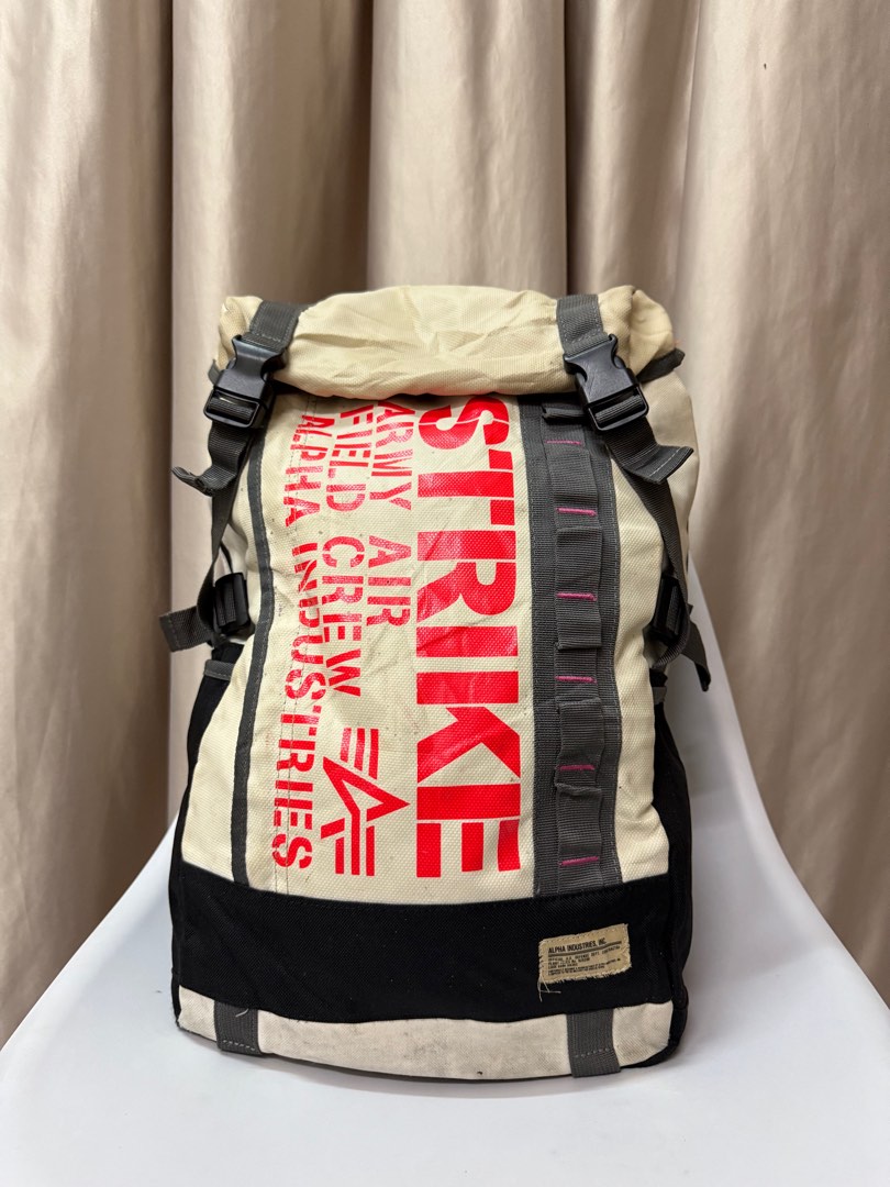 ALPHA INDUSTRIES STRIKE ARMY AIR FIELD CREW WATERPROOF BACKPACK, Women ...