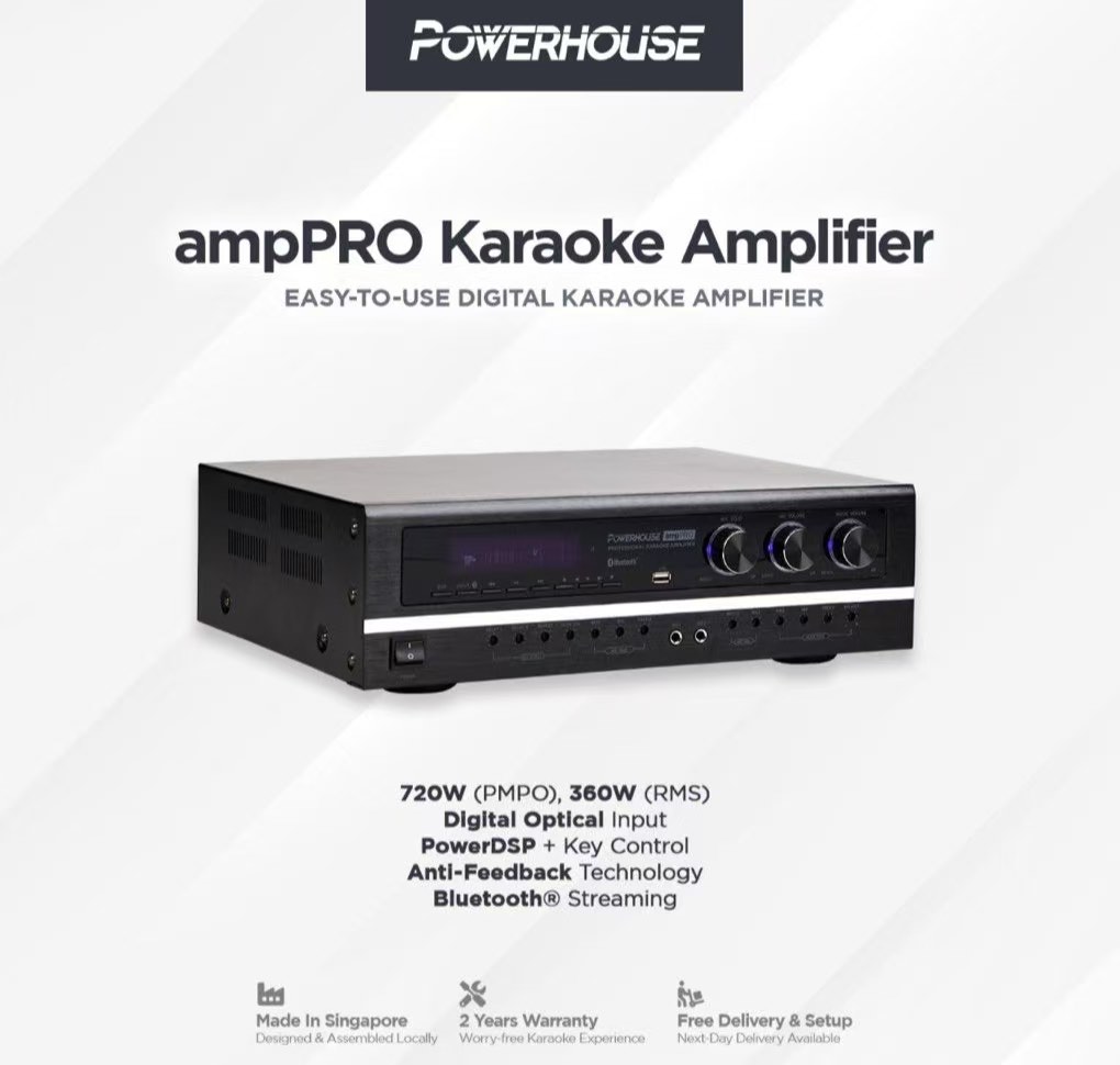 Amppro powerhouse Karaoke amplifier, Audio, Soundbars, Speakers ...