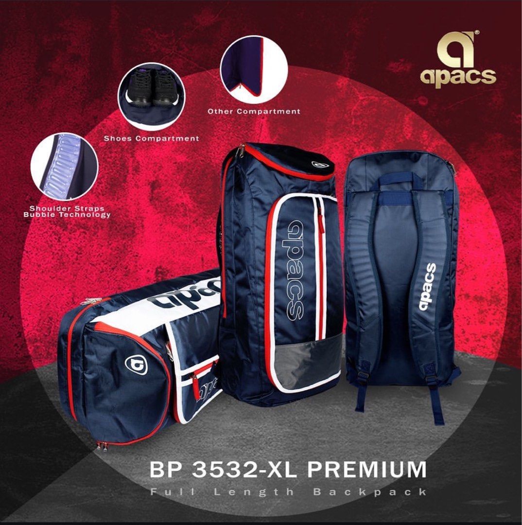Apacs Badminton Bag, Sports Equipment, Sports & Games, Racket & Ball ...