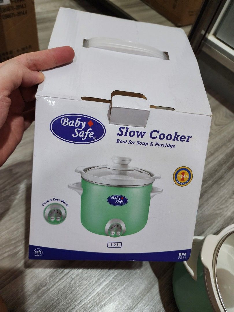 Baby safe slow cooker MPASI 1.2 liter kondisi mulus dan bagus, Bayi ...