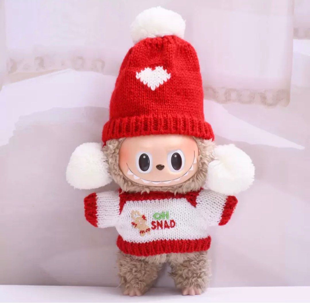 Baju Labubu Natal - V1 & V2, Toys & Collectibles, Mainan di Carousell