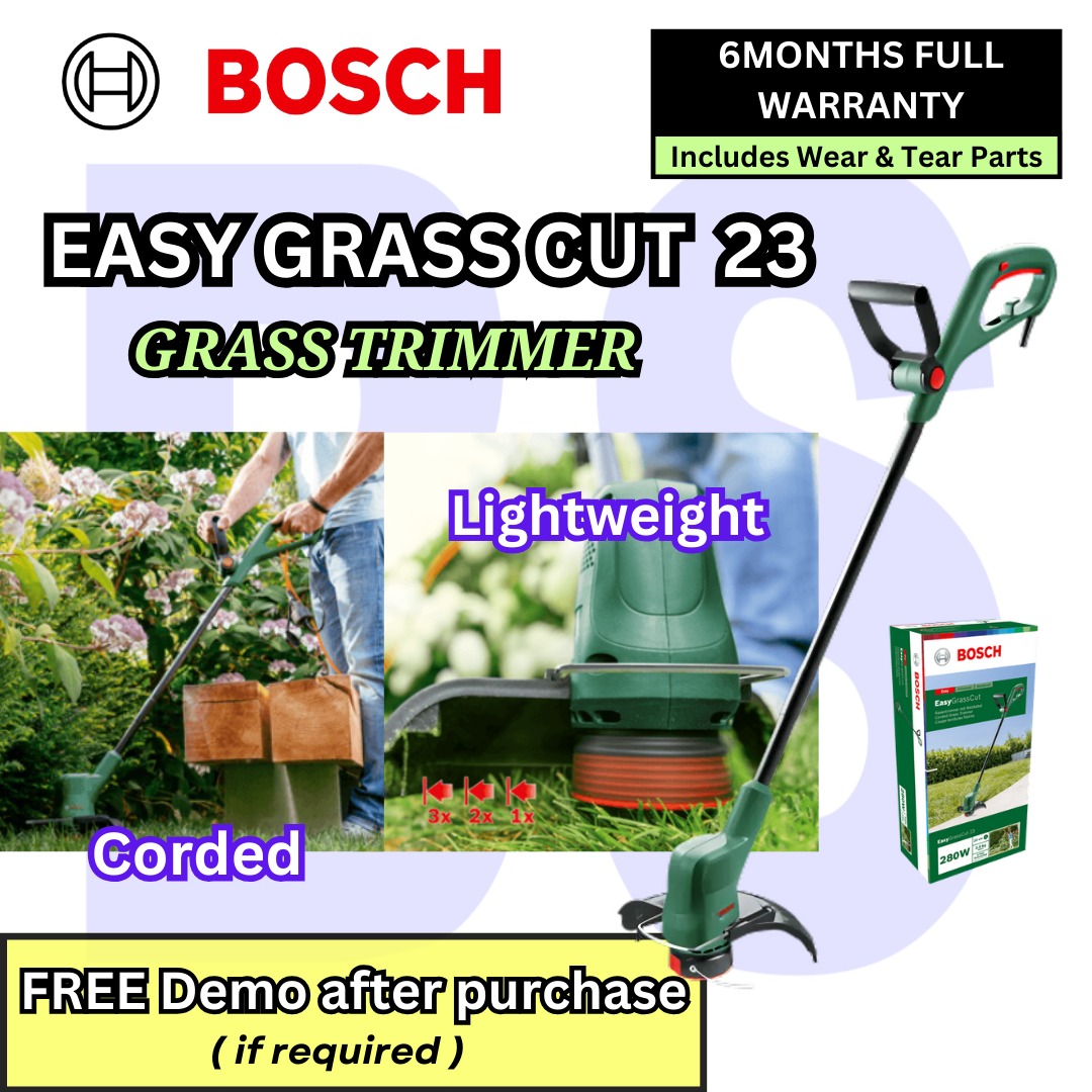 BANSOON BOSCH Grass Trimmer. BOSCH EasyGrassCut 23., TV & Home Appliances, Other Home Appliances ...