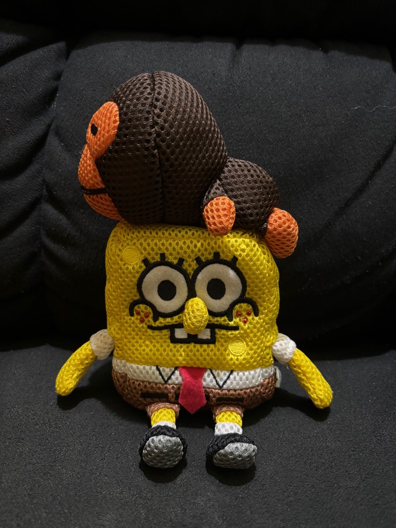 Bape Baby Milo x SpongeBob SquarePants collab plush, Hobbies & Toys ...