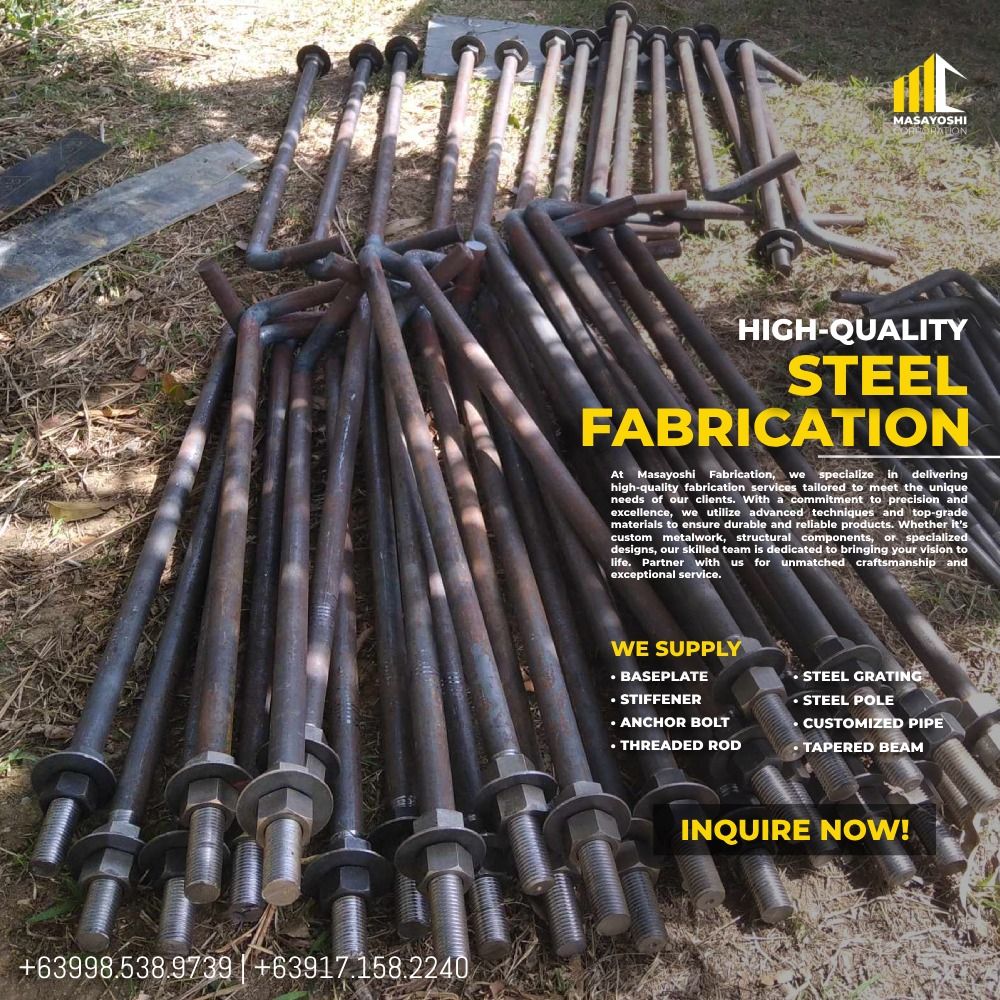 Base Plate | Steel Pipe Casing | U-Bolt | Threaded Rebars | Deformed ...