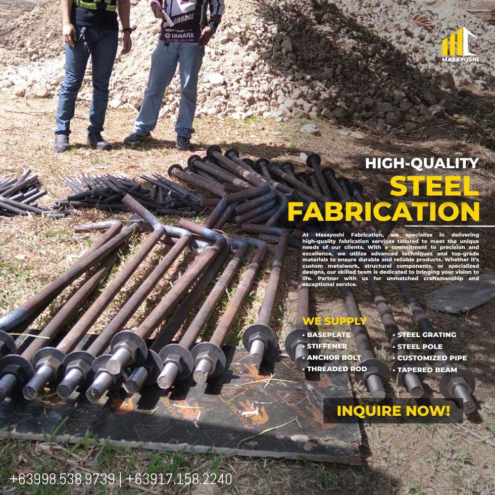 Base Plate | Steel Pipe Casing | U-Bolt | Threaded Rebars | Deformed ...