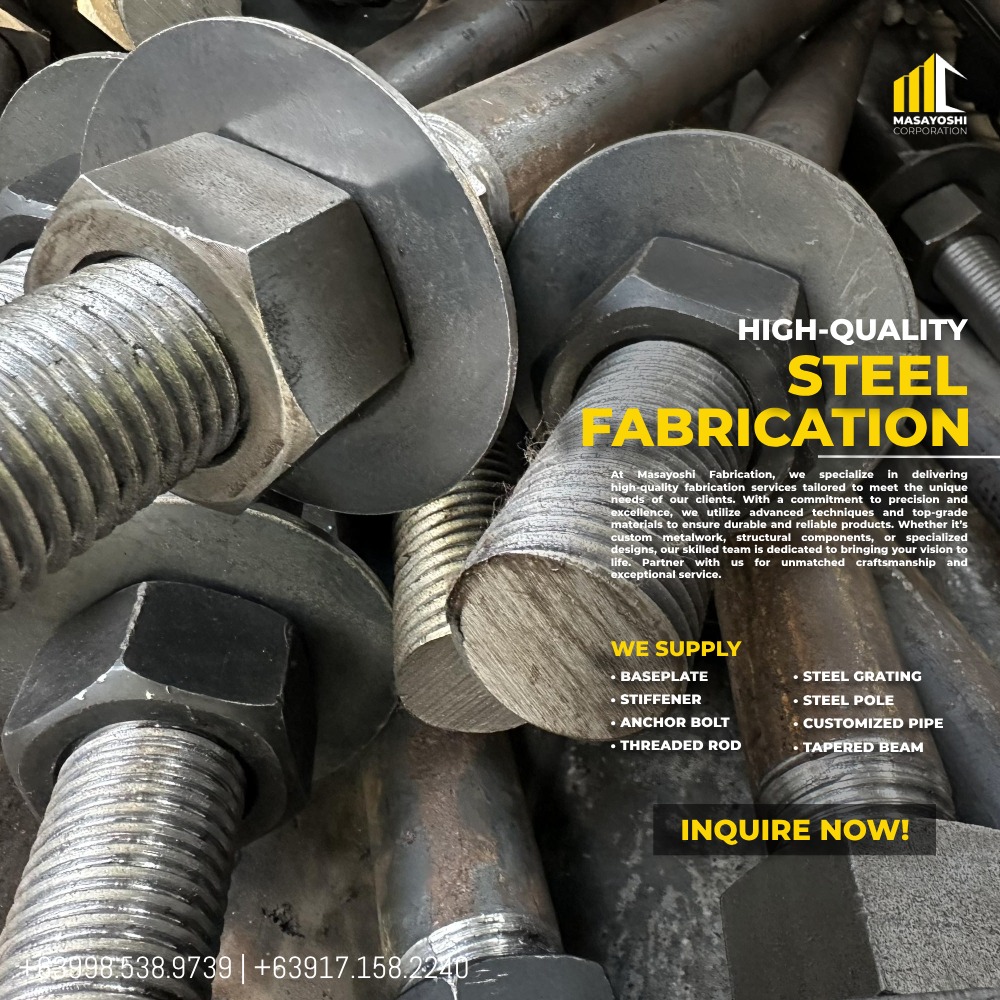 Base Plate | Steel Pipe Casing | U-Bolt | Threaded Rebars | Deformed ...