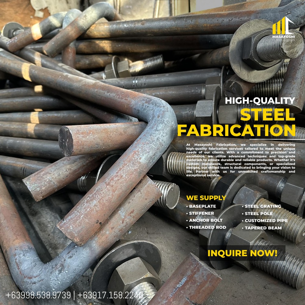 Base Plate | Steel Pipe Casing | U-Bolt | Threaded Rebars | Deformed ...