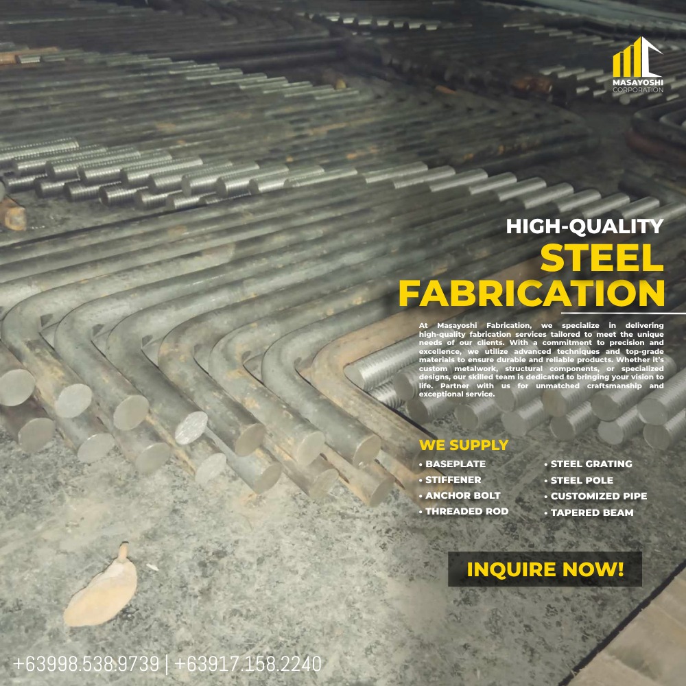 Base Plate | Steel Pipe Casing | U-Bolt | Threaded Rebars | Deformed ...