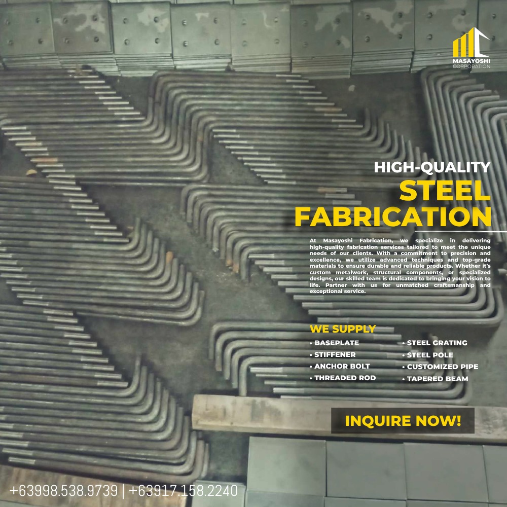 Base Plate | Steel Pipe Casing | U-Bolt | Threaded Rebars | Deformed ...